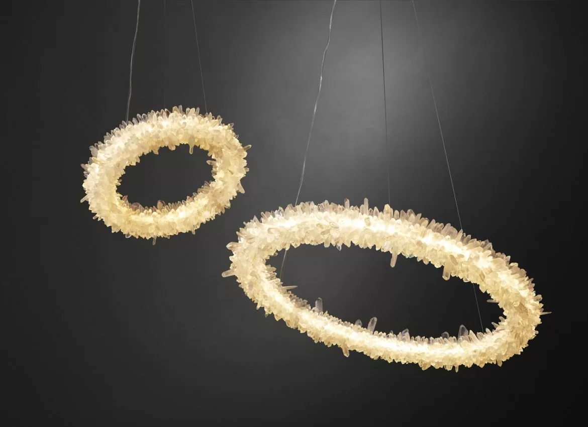 DIAMOND RING Elliptical Pendant Light | Woods Bagot Commission