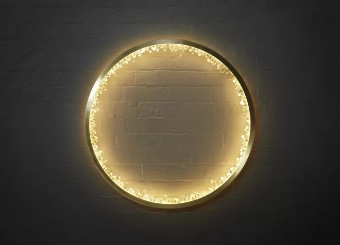 PROMETHEUS IV Pendant and Wall Light | Quartz Crystal Lighting