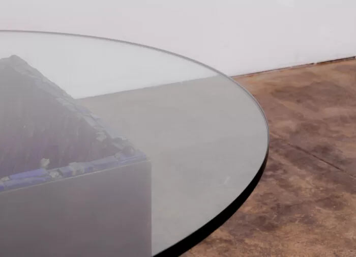 SPECIMEN TABLE | Artisan Table with Inlay of Minerals